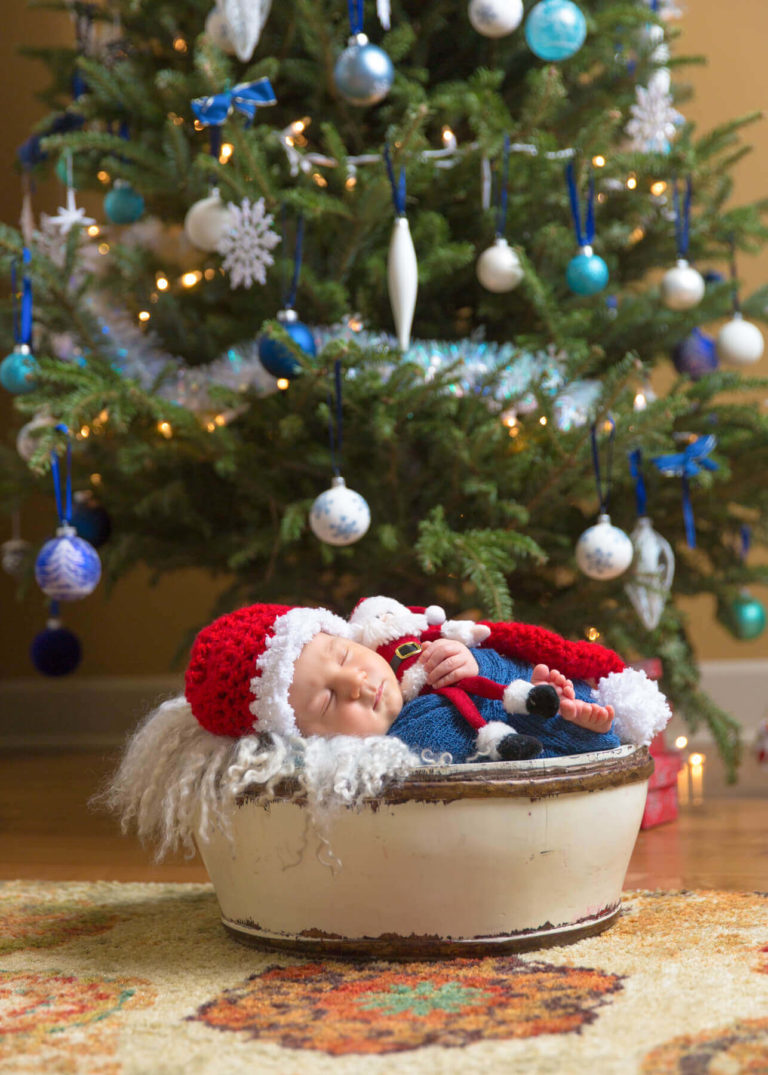 Tips for baby's first Christmas photos | Boston newborn photographer ...