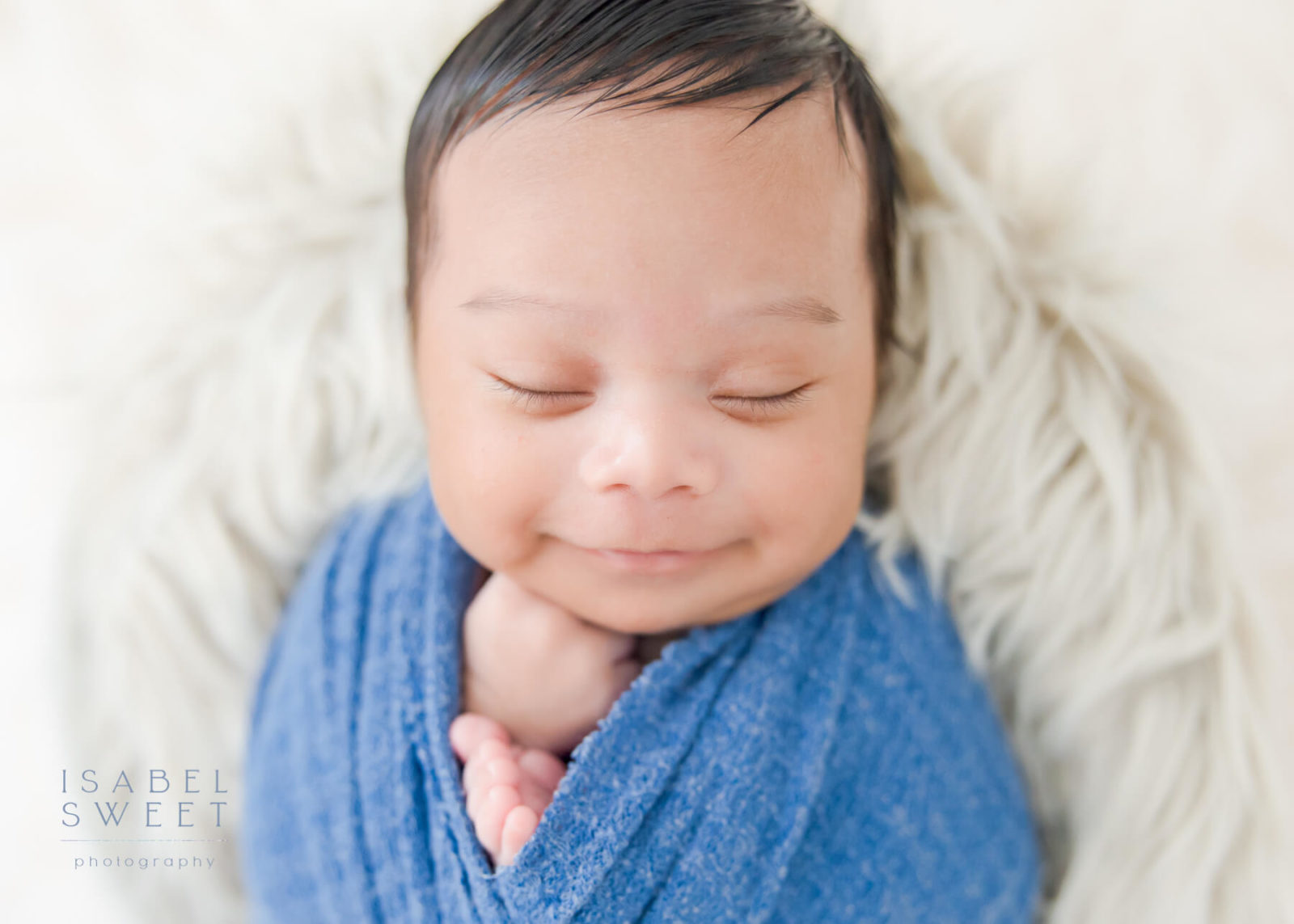 Boston newborn photographers | smiling babies - Isabel Sweet